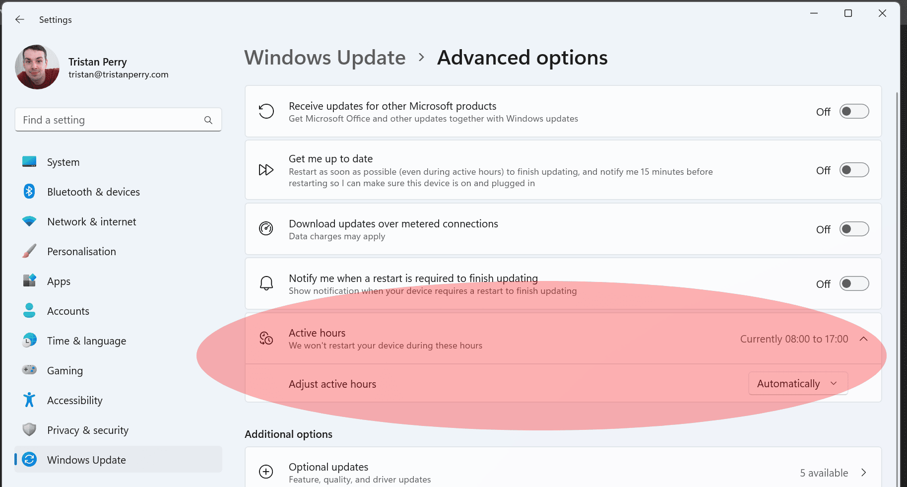 Can't Change Windows Active Hours (Or Windows Ignores This Setting ...